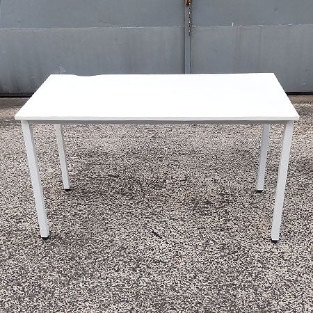 オフィスデスク PLUS ワーキングテーブル 幅1200 奥行600 高さ700mm ホワイト[DS-121] – もったいないオフィスドットコム